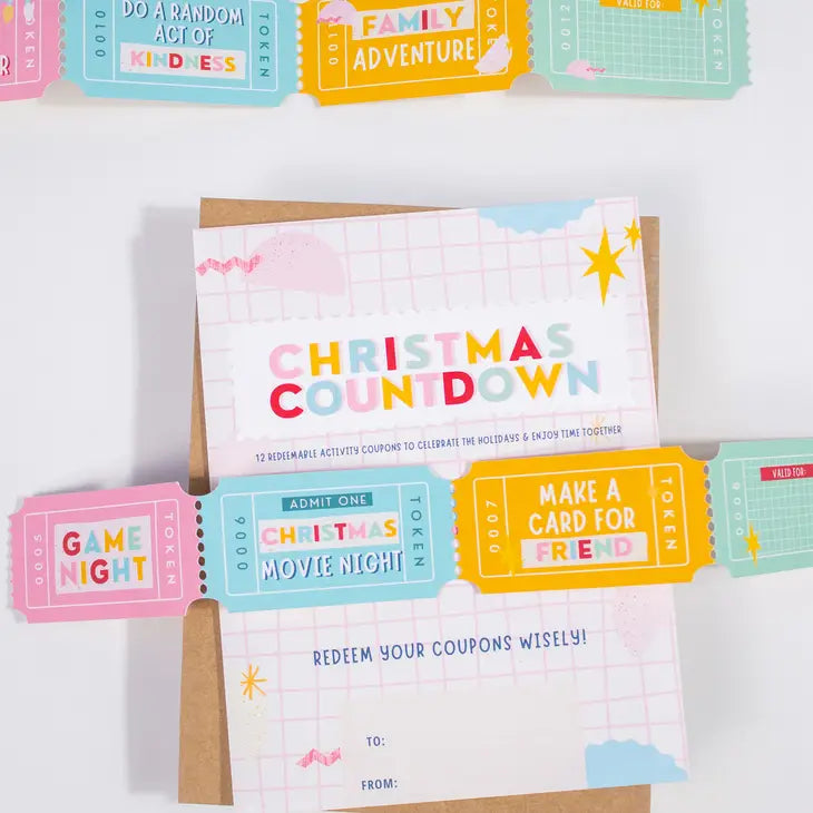 Christmas Countdown Coupon Card – Murray & Finn
